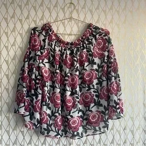 LOFT | Tops | Loft Floral Blouse | Poshmark